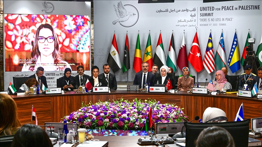 Brazilian first lady urges cease-fire in Gaza, opening humanitarian aid ...