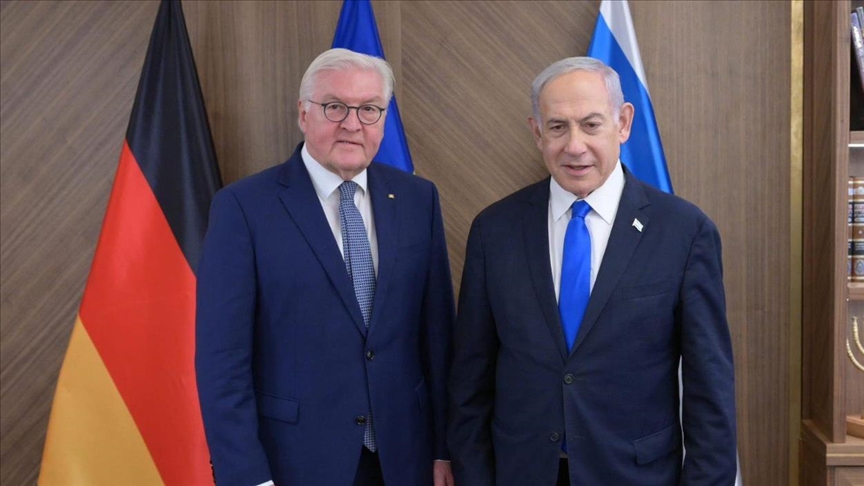 Israel's Netanyahu receives visiting German president in his Jerusalem ...