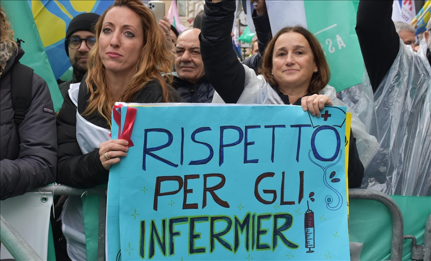 Italie: les personnels de santé en grève pour protester contre le ...