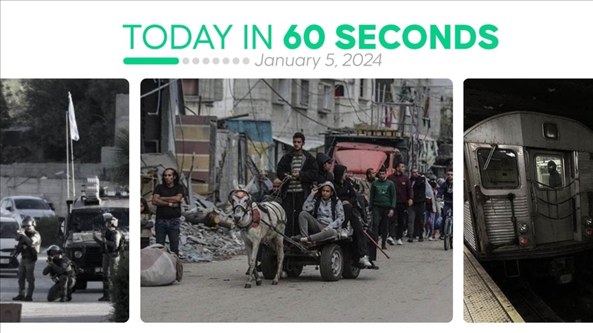 Today in 60 seconds - Jan. 5, 2024