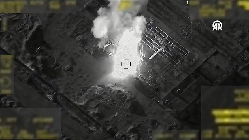 Turkish intel destroys 23 PKK/YPG targets in Syria