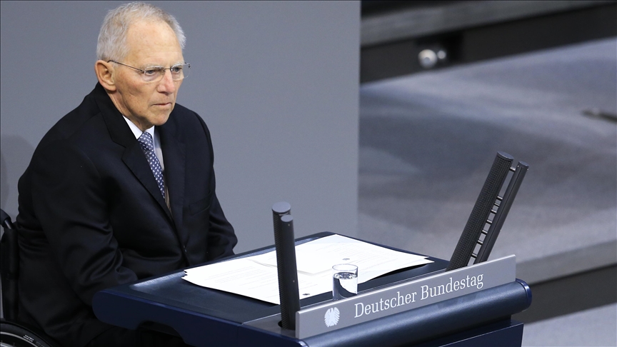 French president pays tribute to late German statesman Wolfgang Schauble