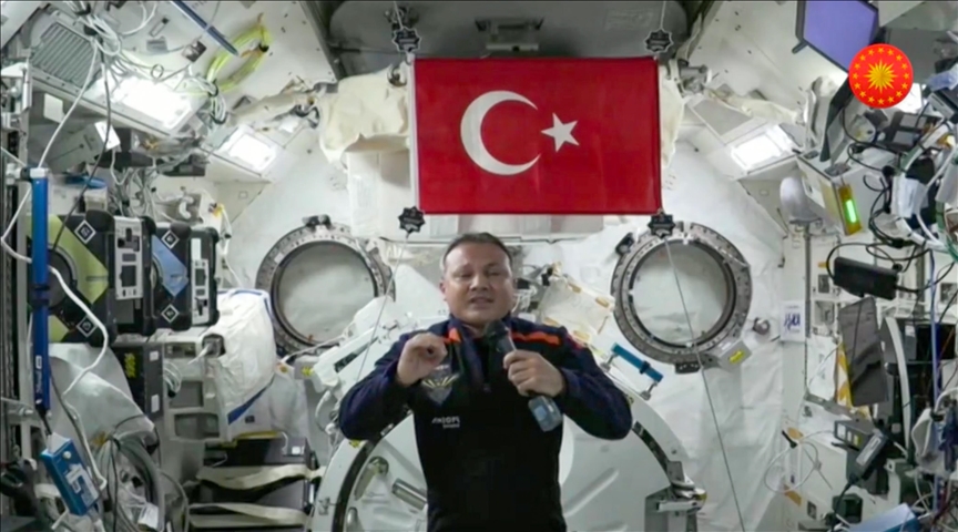 Turkish space traveler continues to do groundbreaking scientific research
