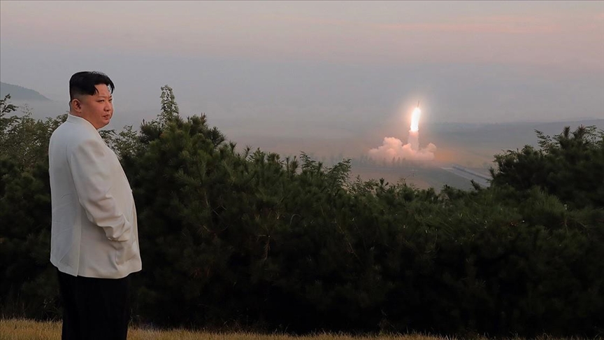 North Korean leader says missile launches aim to 'fend off enemy invasion'