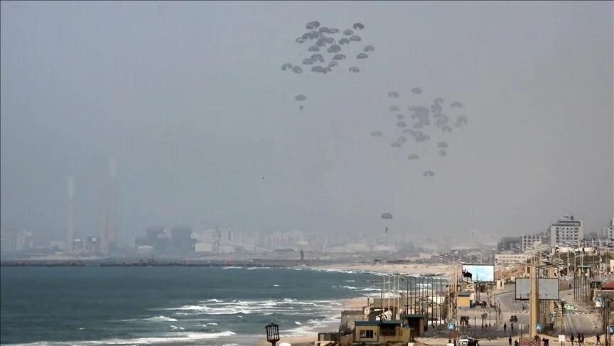 US conducts humanitarian airdrop into Gaza