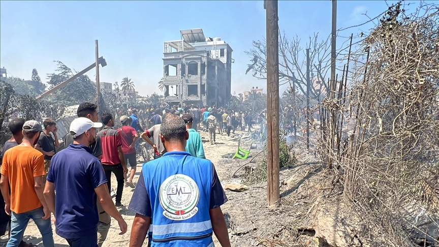 Türkiye condemns Israeli attack on Al-Mawasi ‘safe zone’ for displaced ...