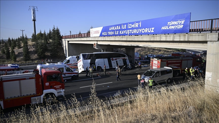 Türkiye: 9 morts et 26 blessés dans un accident de bus à Ankara