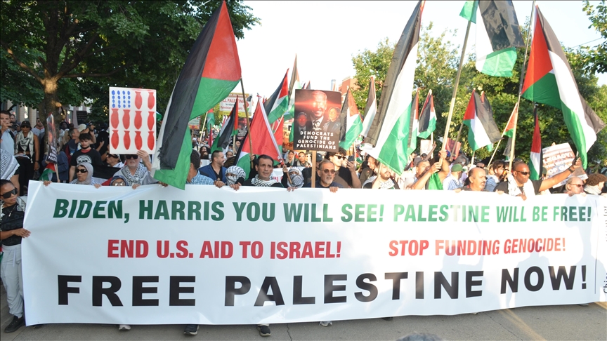 SAD: Protest hiljada propalestinskih demonstranata u Chicagu