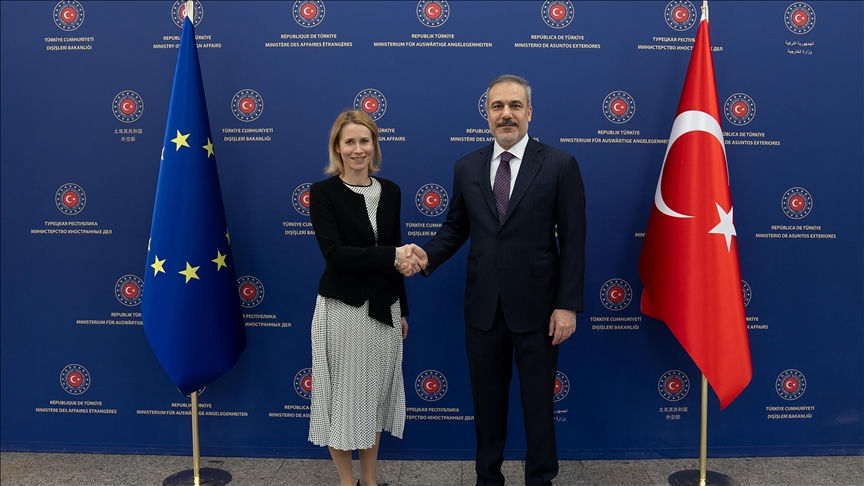 Turkish foreign minister meets with EU foreign policy chief in Ankara