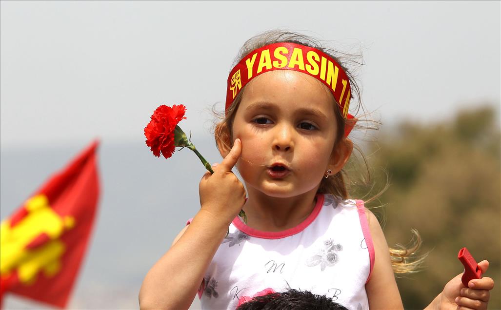 Workers throughout Turkey celebrating Labor Day - Anadolu Ajansı