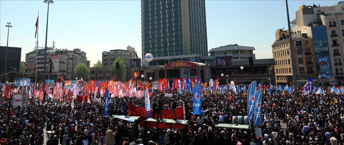 Workers throughout Turkey celebrating Labor Day - Anadolu Ajansı