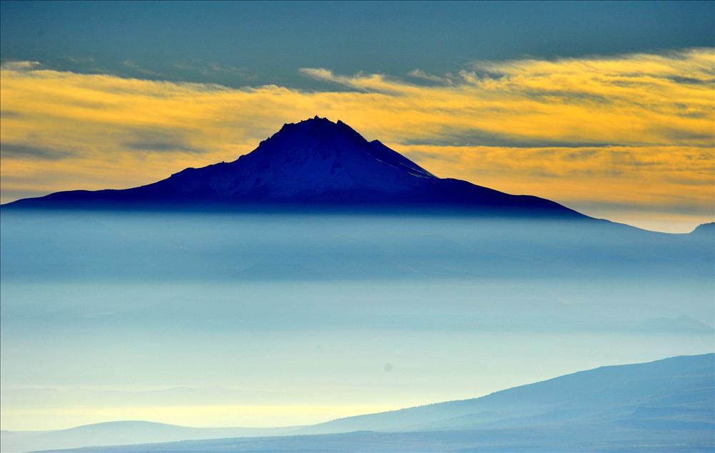 Erciyes Dağı'nda sabah - Anadolu Ajansı