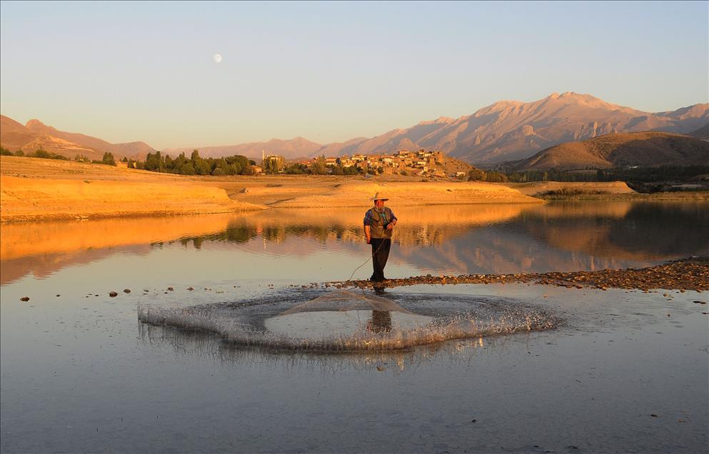 Halkapınar'da gün batımı - Anadolu Ajansı