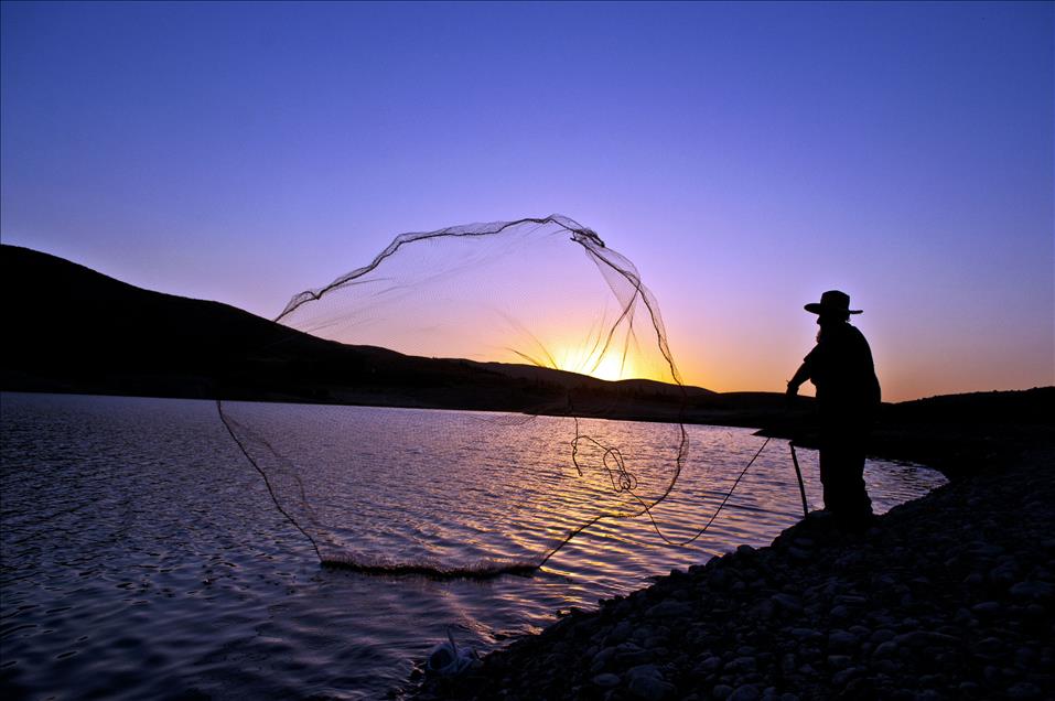 Halkapınar'da gün batımı - Anadolu Ajansı