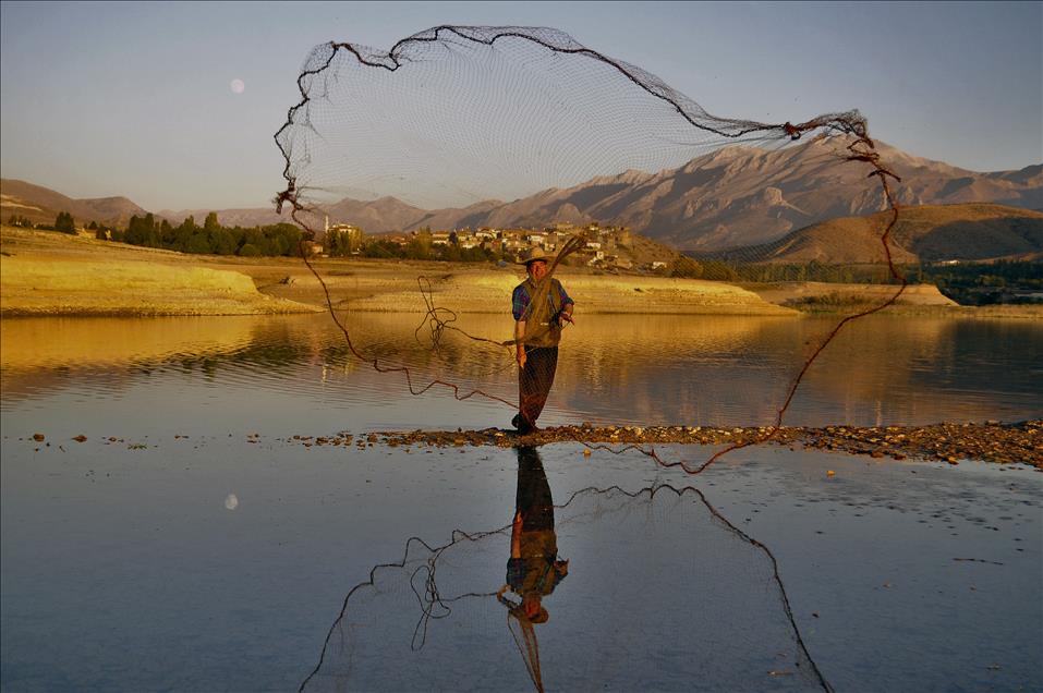 Halkapınar'da gün batımı - Anadolu Ajansı