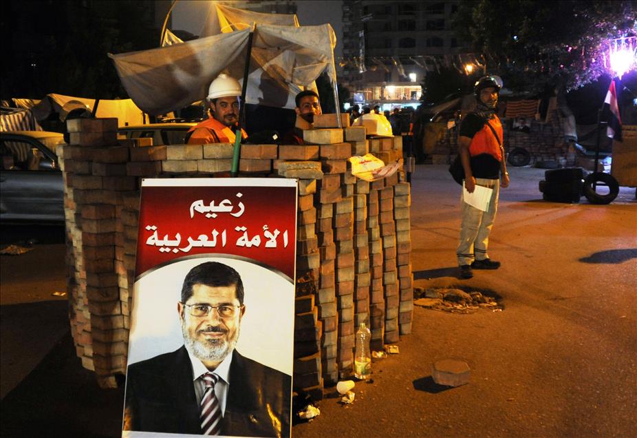 Rabiatu'l Adeviye Meydanı'nda oturma eylemi devam ediyor - Anadolu Ajansı