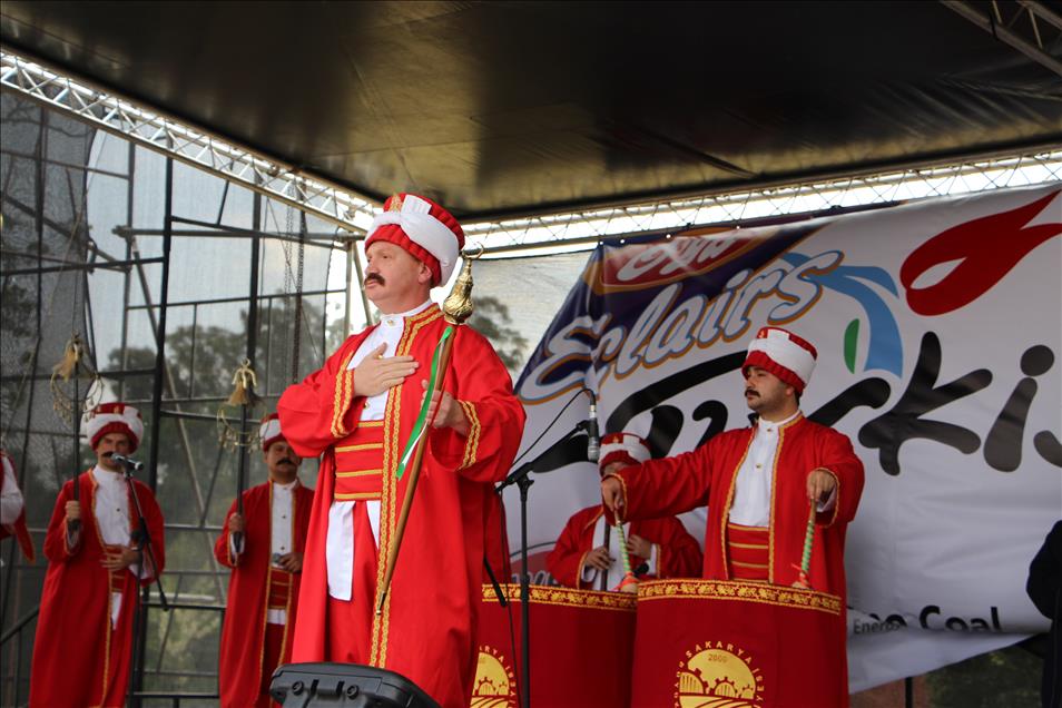 Mehter Band perform in Johannesburg festival - Anadolu Ajansı