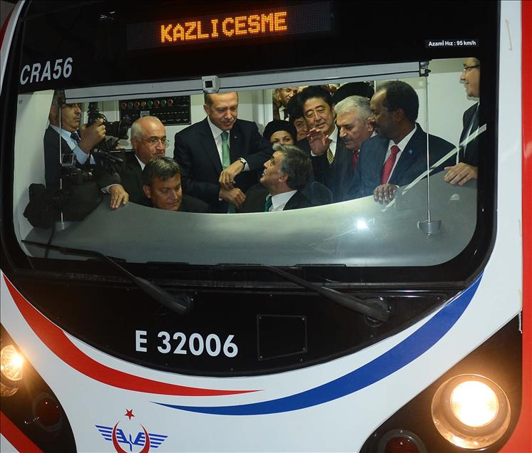 Marmaray tarihi yolculuğunu gerçekleştirdi - Anadolu Ajansı