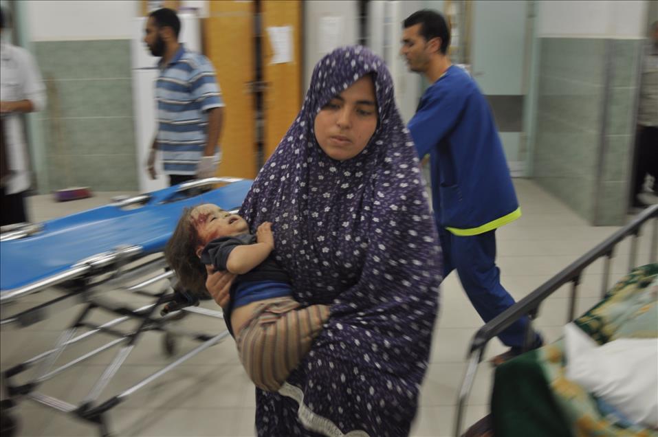 İsrail'in Gazze'ye hava saldırısı - Anadolu Ajansı