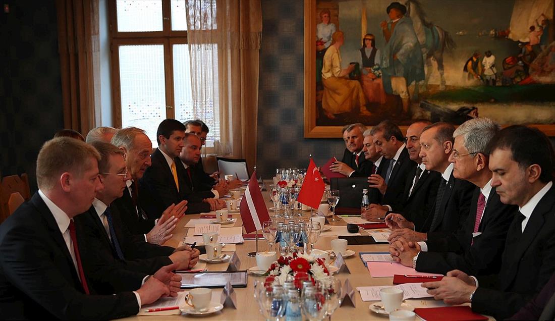 Cumhurbaşkanı Erdoğan Letonya'da - Anadolu Ajansı