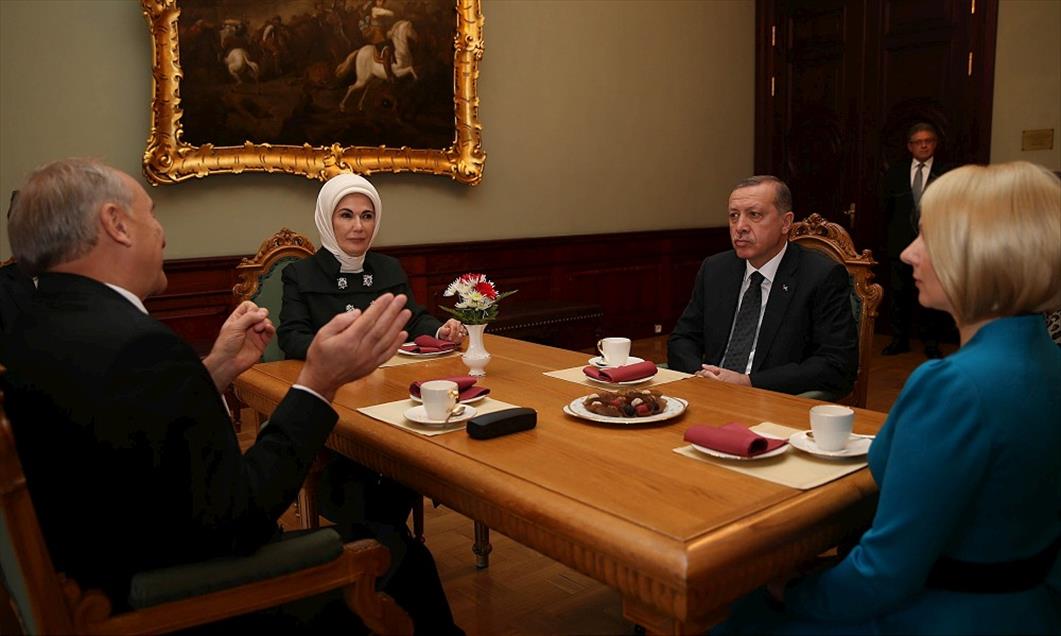 Cumhurbaşkanı Erdoğan Letonya'da - Anadolu Ajansı
