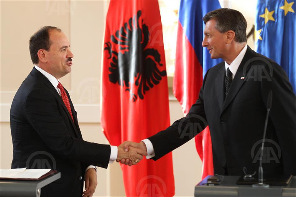 Albanian President Bujar Nishani on a two-day official visit to ...