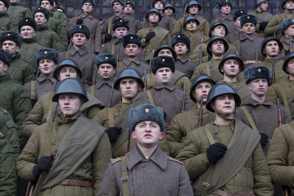 Rehearsal of ceremonial march on Red Square - Anadolu Ajansı