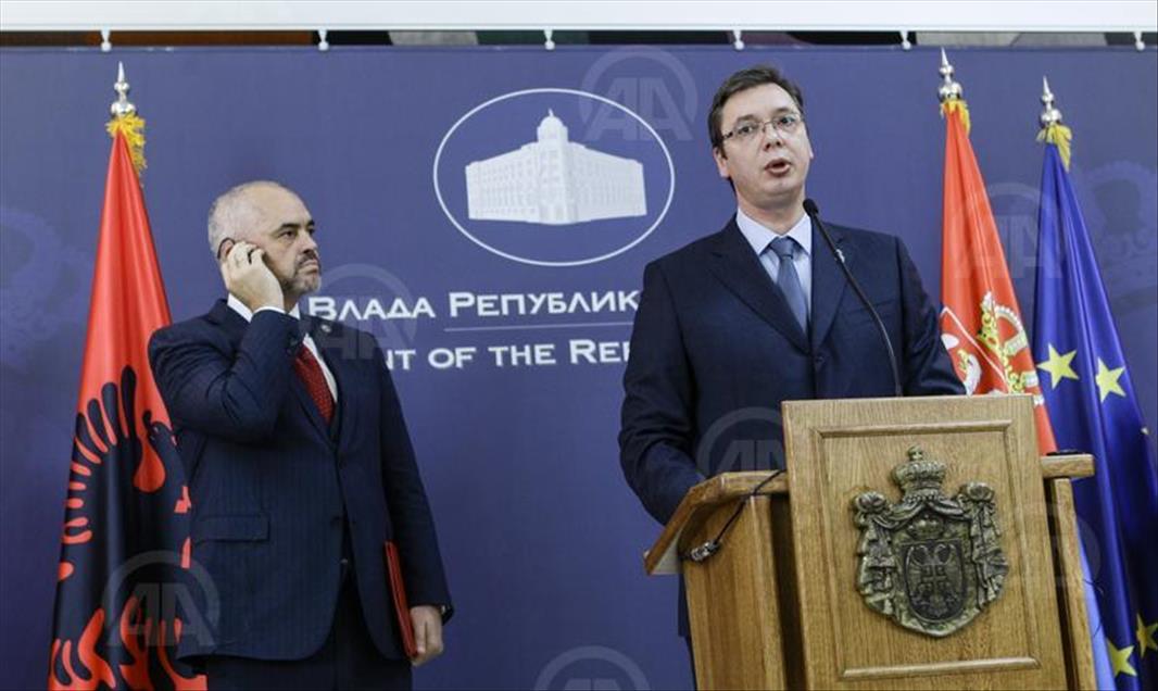 Vucic - Rama, press conference - Anadolu Ajansı