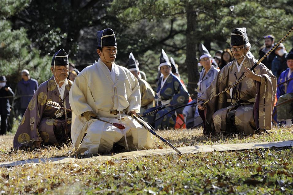 Traditional Japanese archery ritual - Anadolu Ajansı