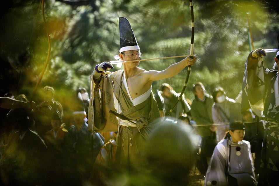 Traditional Japanese archery ritual - Anadolu Ajansı