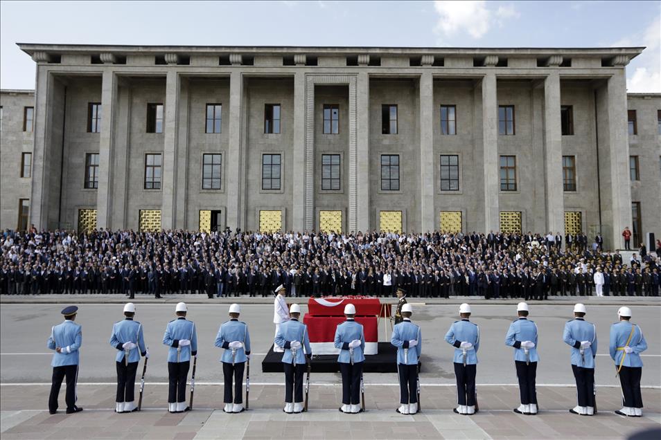 Demirel için TBMM'de devlet töreni - Anadolu Ajansı