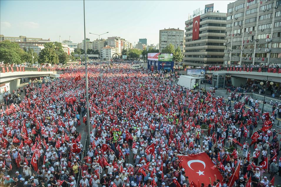 Anti-terrorism demonstration in Turkey's capital - Anadolu Ajansı