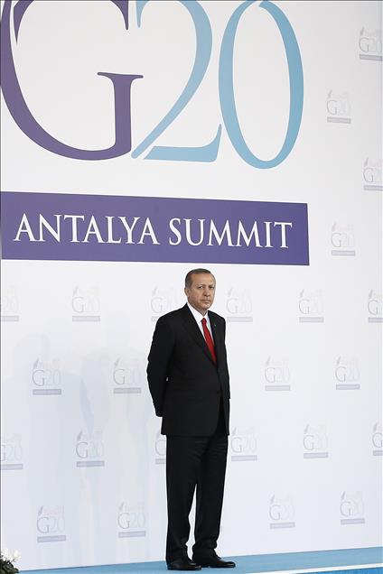 G20 Turkey Leaders Summit - Welcoming Ceremony - Anadolu Ajansı