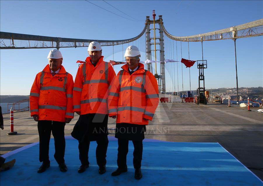 Last Section of the Izmit Bay Bridge placed with ceremony - Anadolu Ajansı