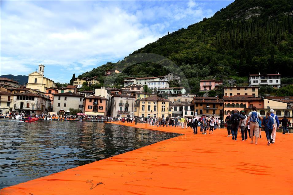 'The Floating Piers' art installation in Italy - Anadolu Ajansı