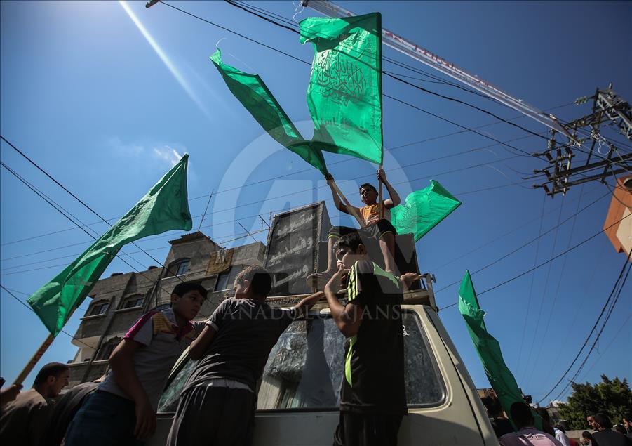 Hamas organizes march in support of ‘Al-Quds Intifada’ - Anadolu Ajansı