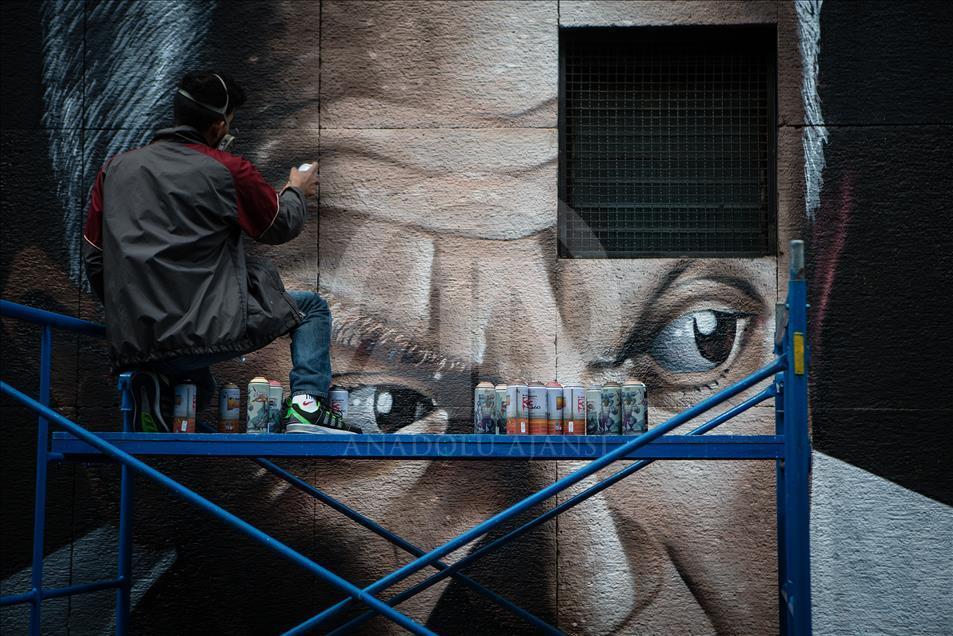 International Festival of Graffiti in Mexico City - Anadolu Ajansı