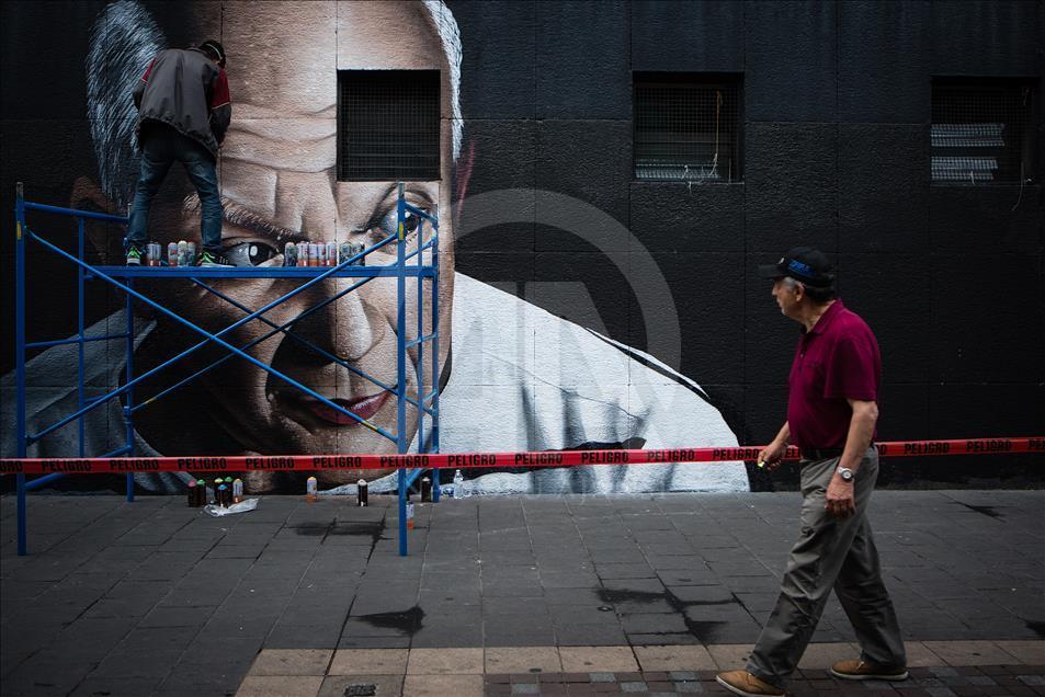 International Festival of Graffiti in Mexico City - Anadolu Ajansı
