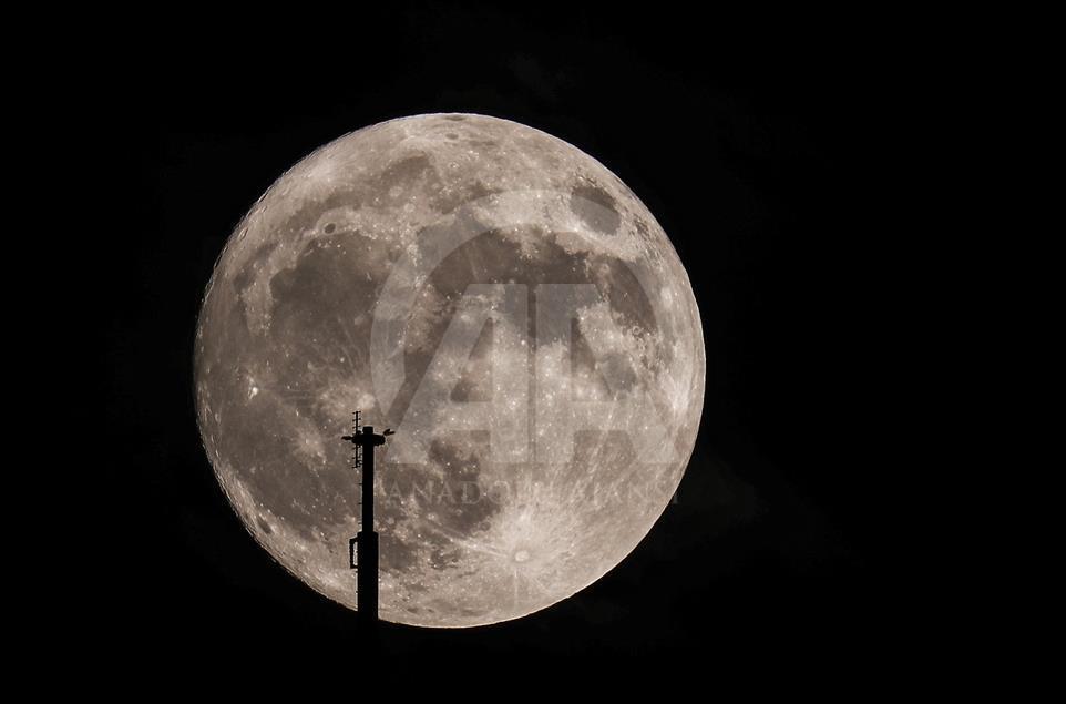 Super moon in Chicago - Anadolu Ajansı