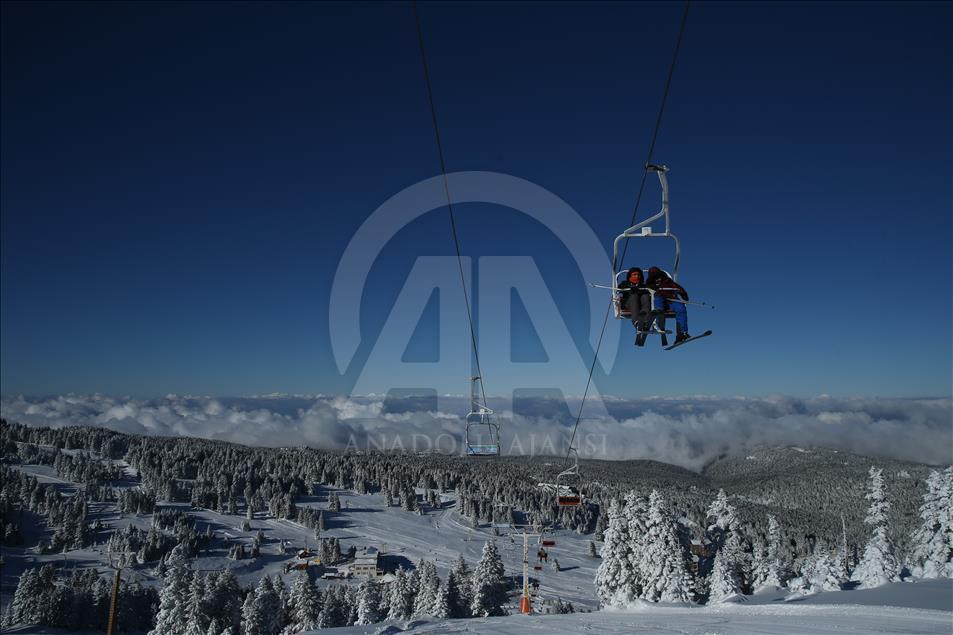 Uludağ'da kar manzaraları - Anadolu Ajansı
