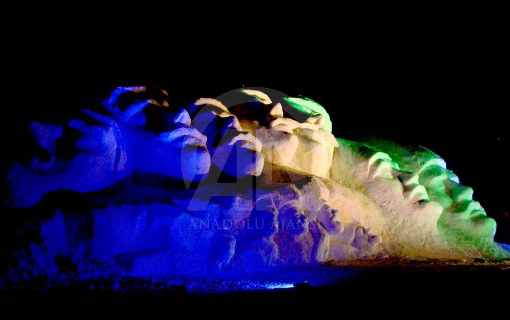 Kardan heykellerin yapımı tamamlandı - Anadolu Ajansı