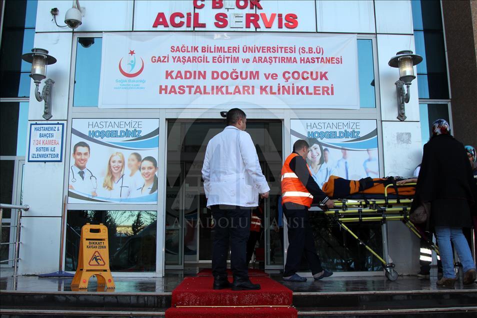 Helîkoptera ambûlans gihîşt hawara jina bihemle - Anadolu Ajansı