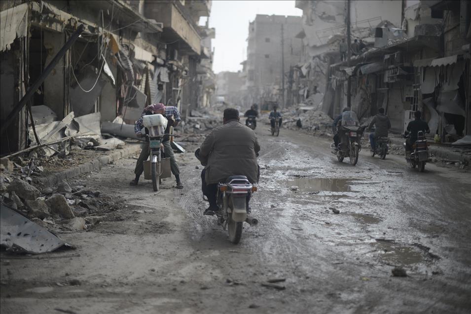 Al-Bab residents return home after town cleared from Deash - Anadolu Ajansı