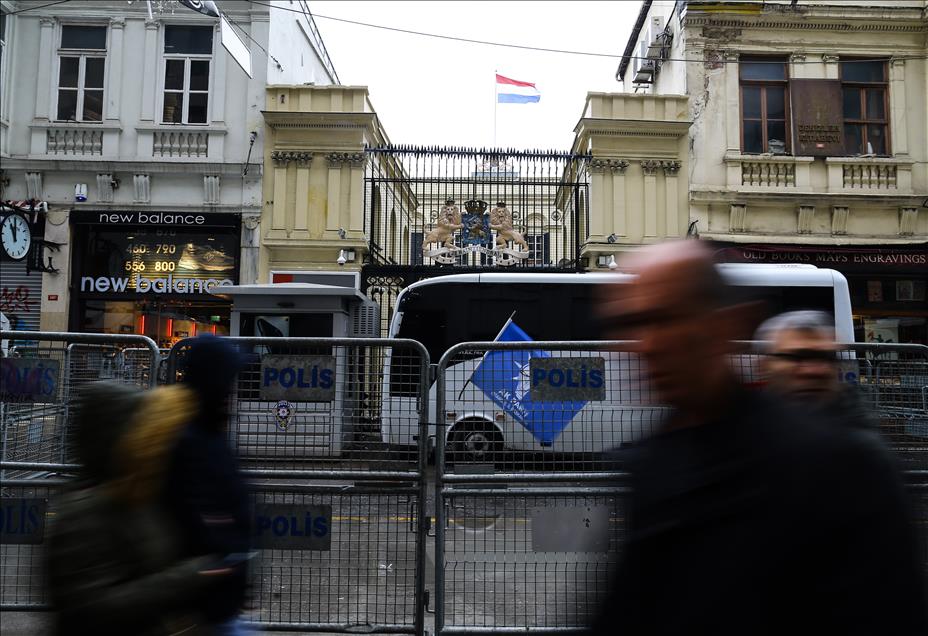Dutch diplomatic mission in Istanbul sealed off due to security ...