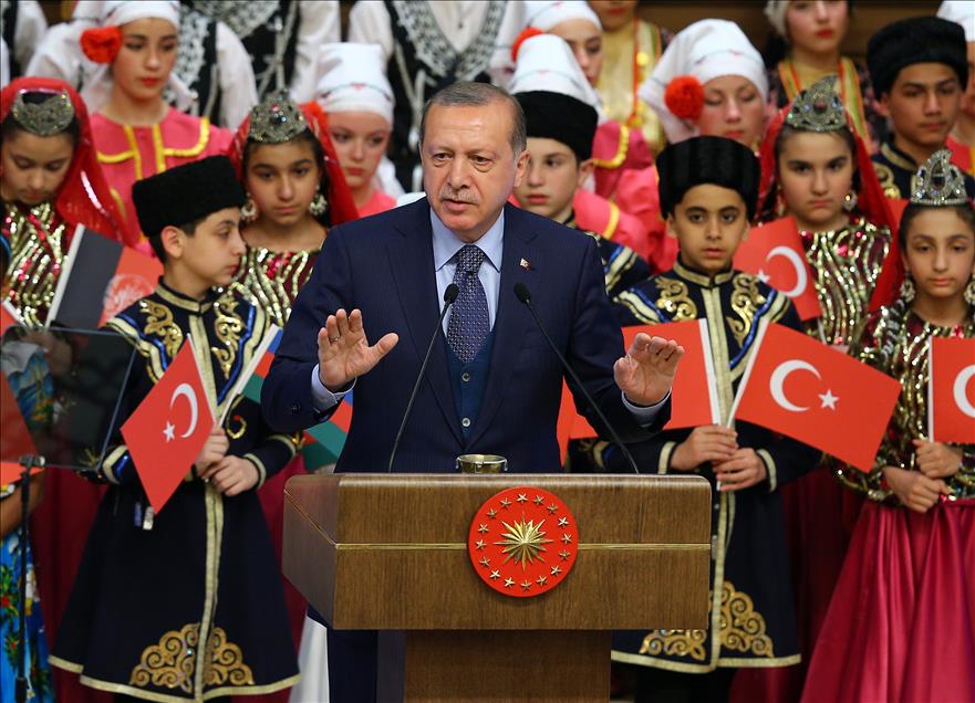 President Erdogan receives children in Ankara - Anadolu Ajansı