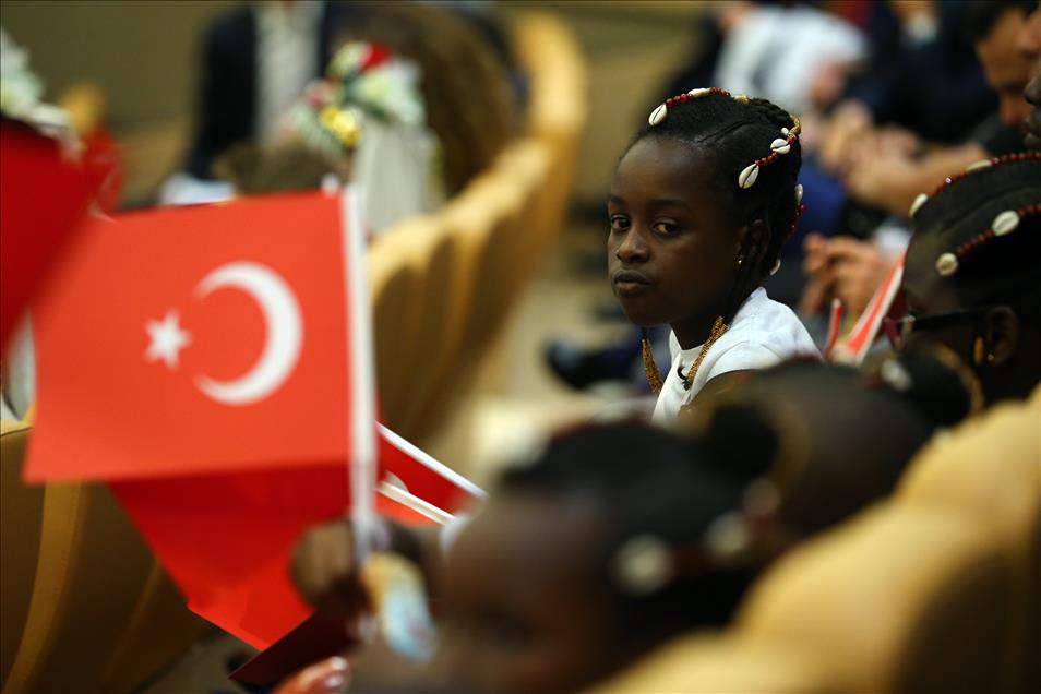 President Erdogan receives children in Ankara - Anadolu Ajansı