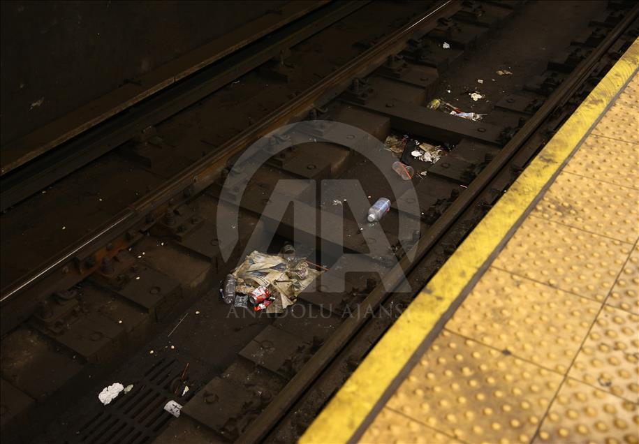 Rats, trash blight New York's subway system - Anadolu Ajansı