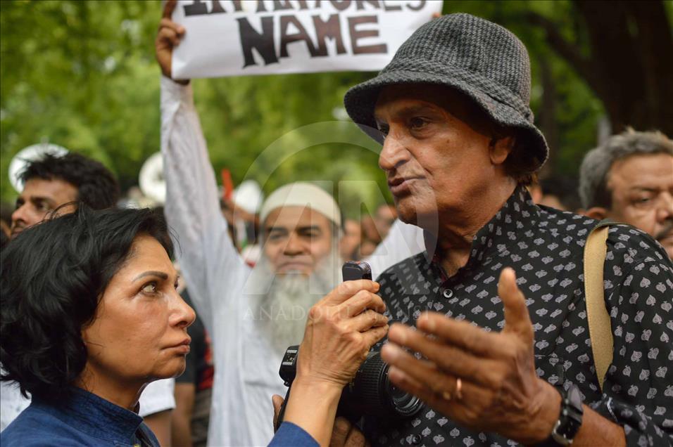 Not in My Name Protest in India - Anadolu Ajansı