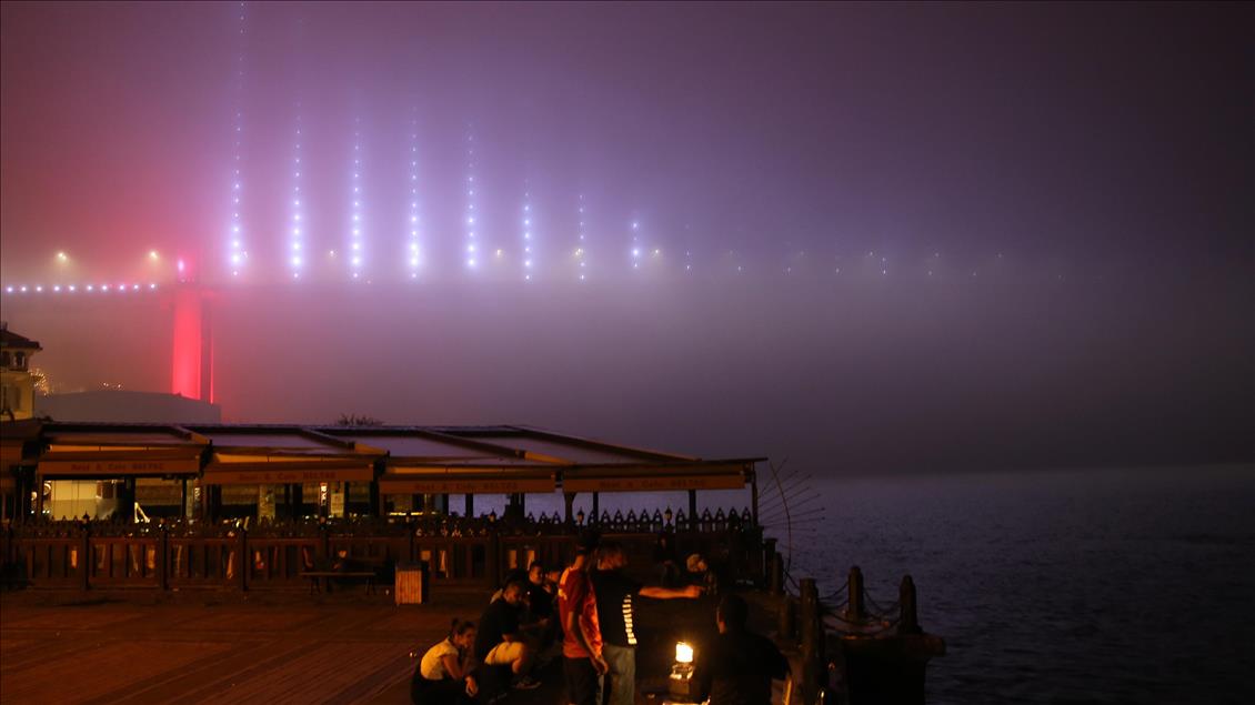 Heavy fog hits Istanbul - Anadolu Ajansı
