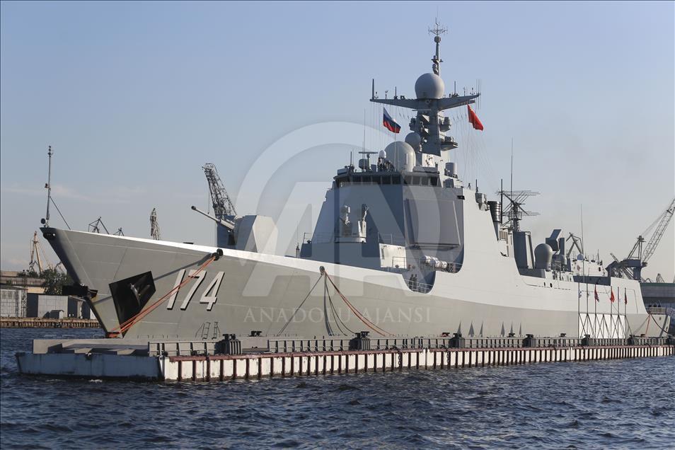 Chinese fleet arrives at Saint-Petersburg - Anadolu Ajansı